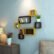 Wall Shelves India - 6 Wall Shelves Set - Brown Yellow