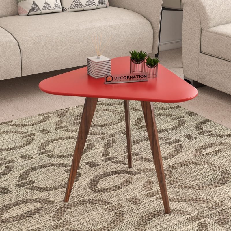 Anaya Wood Tripod End Table - Decornation