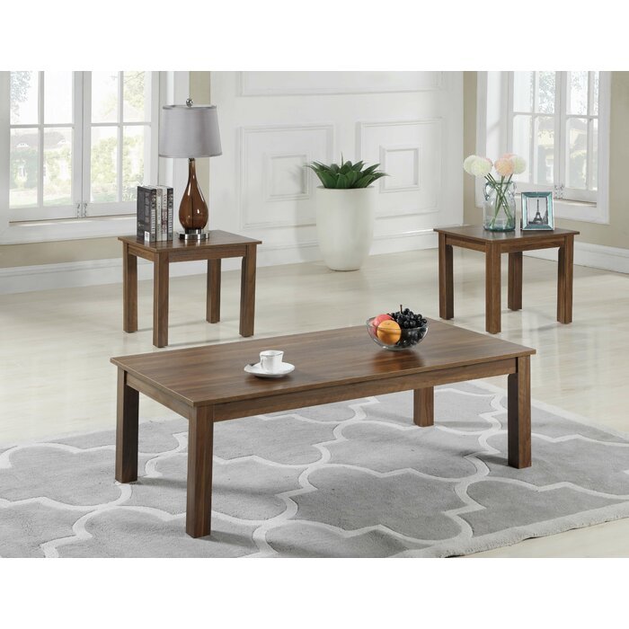 Coventry Square Wooden Coffee Table - Brown - Decornation