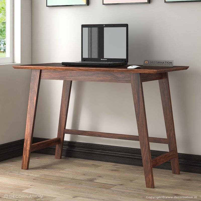 Flavia Wooden Computer Table with Storage - Decornation