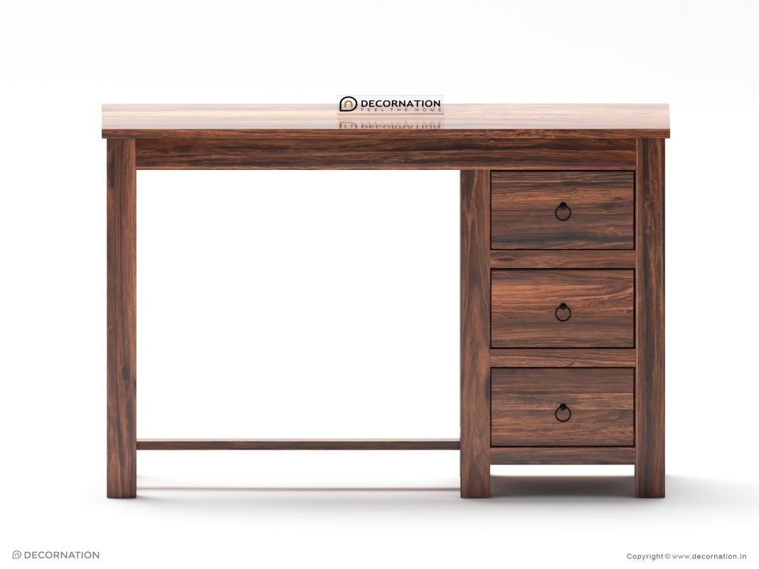 Skylar Wooden 3 Drawer Computer Table - Decornation