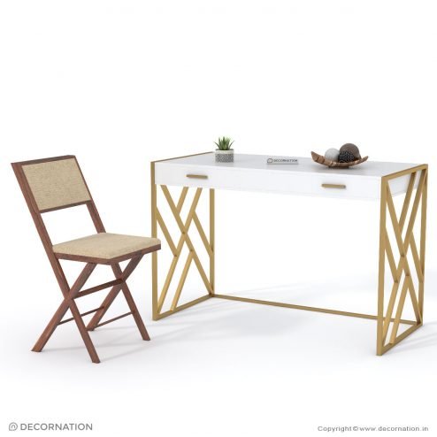 Evelyn Solid Wood 3 Drawer Study/Computer Table - Decornation