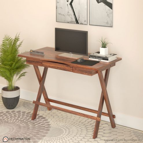 Get 20% Off on DecorNation Oliver Wooden Computer Table with Drawers