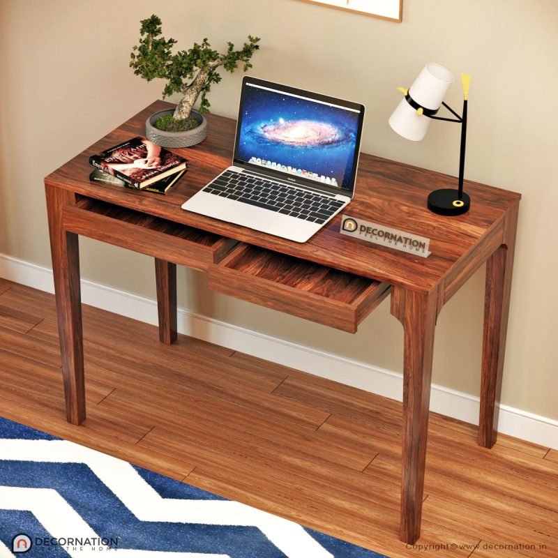Vane Study Table With Storage - 2 Drawers - Decornation