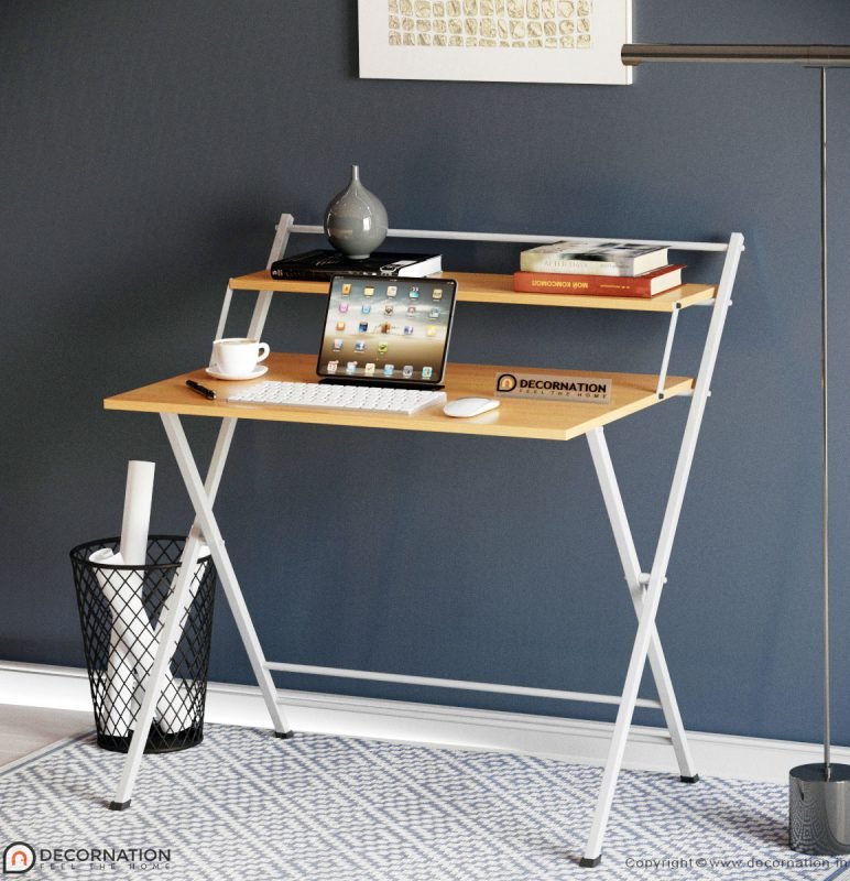 Buy Iris Work From Home Folding Computer Table Online - DecorNation
