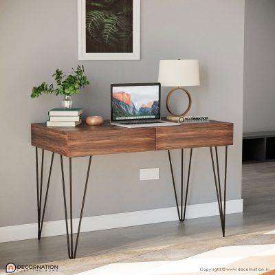 Felix Solid Wood Storage Computer Table - Decornation