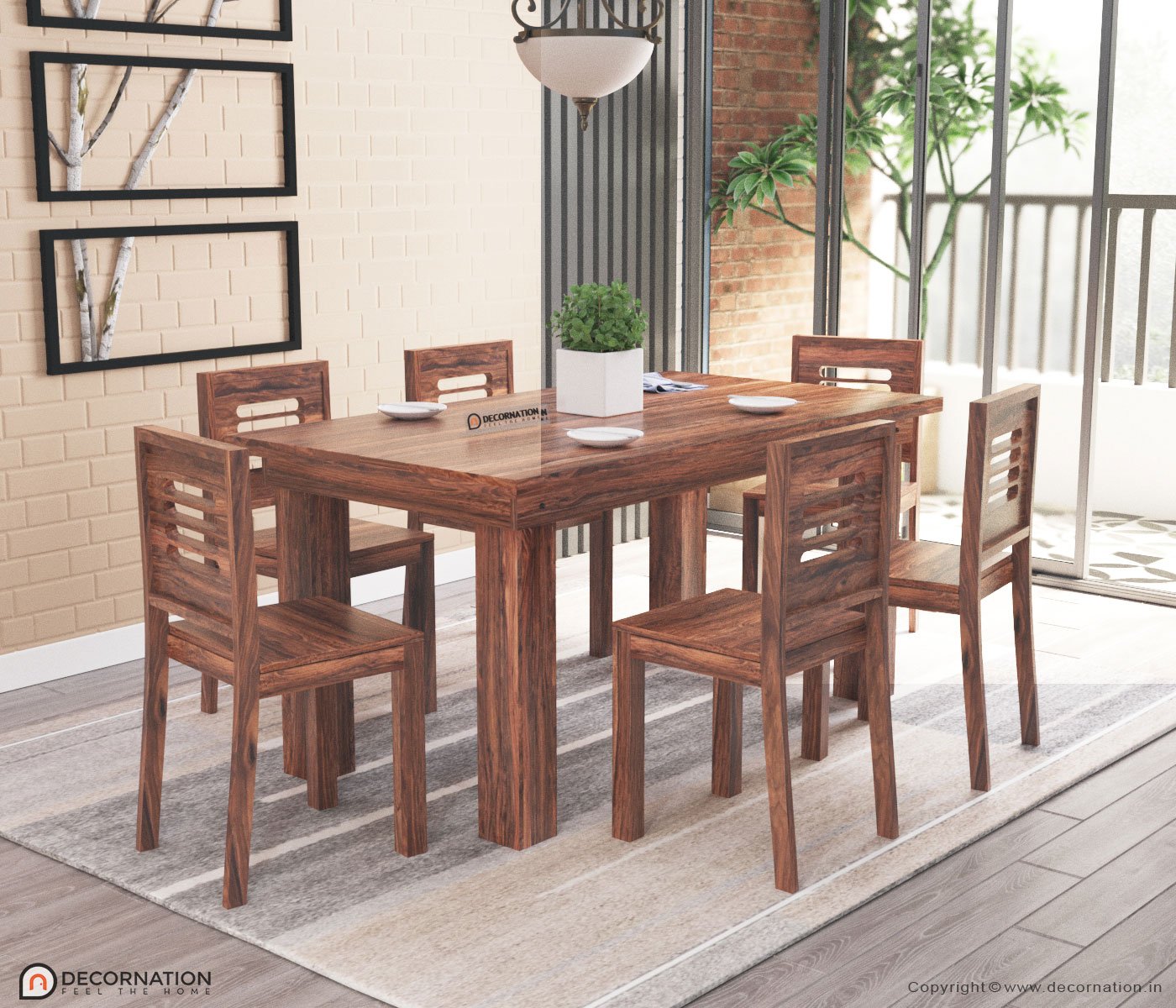 6 Seater Dining Table Sets - Decornation