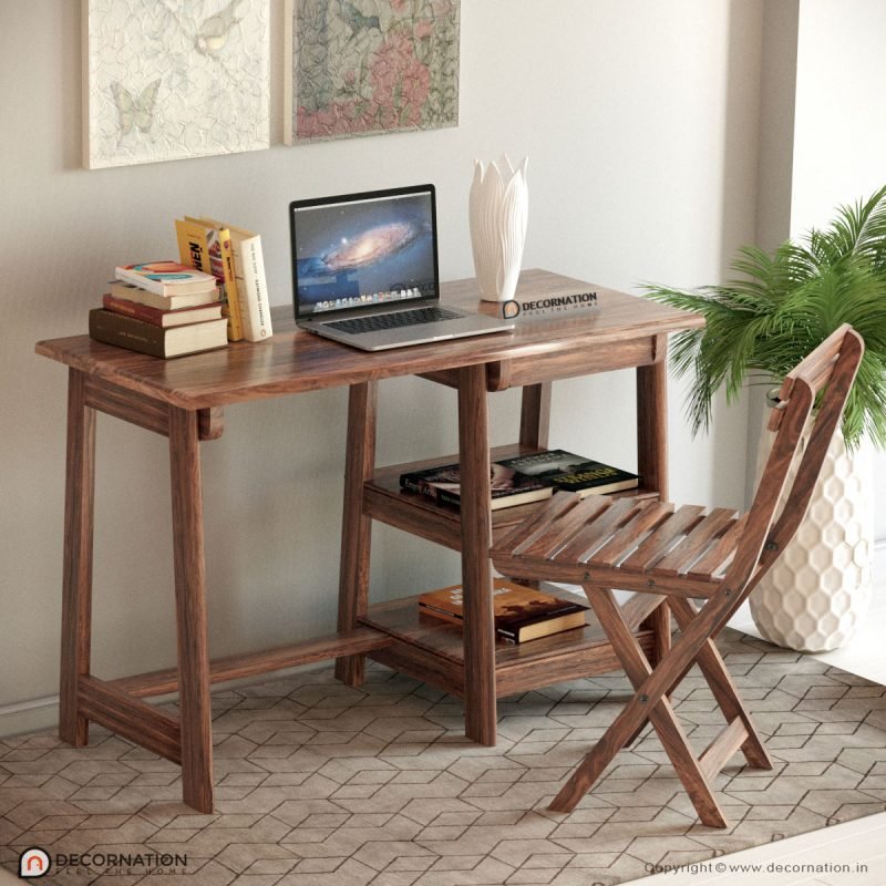 Columbia Solid Wood Computer Table - Decornation