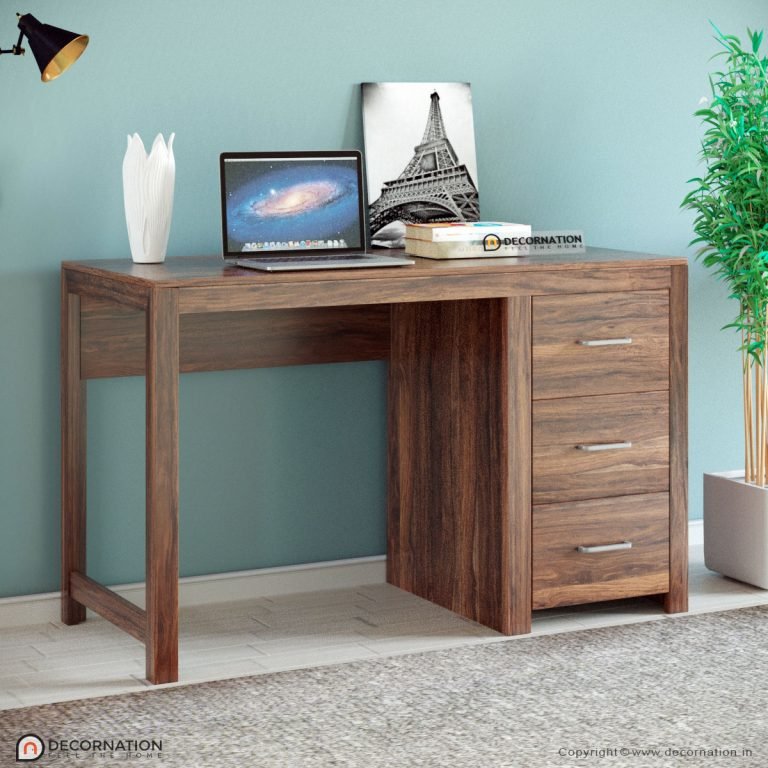 Decornation Zane Wooden Computer & Study Table For Home Office